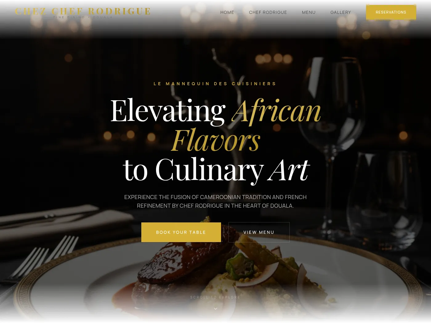 Chique Restaurant Web