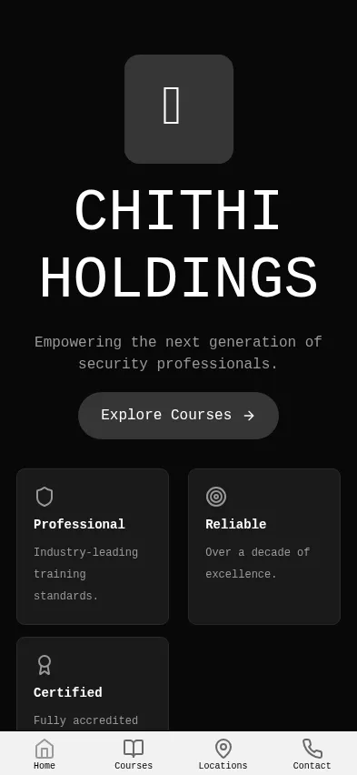 Chithi Holdings Portal