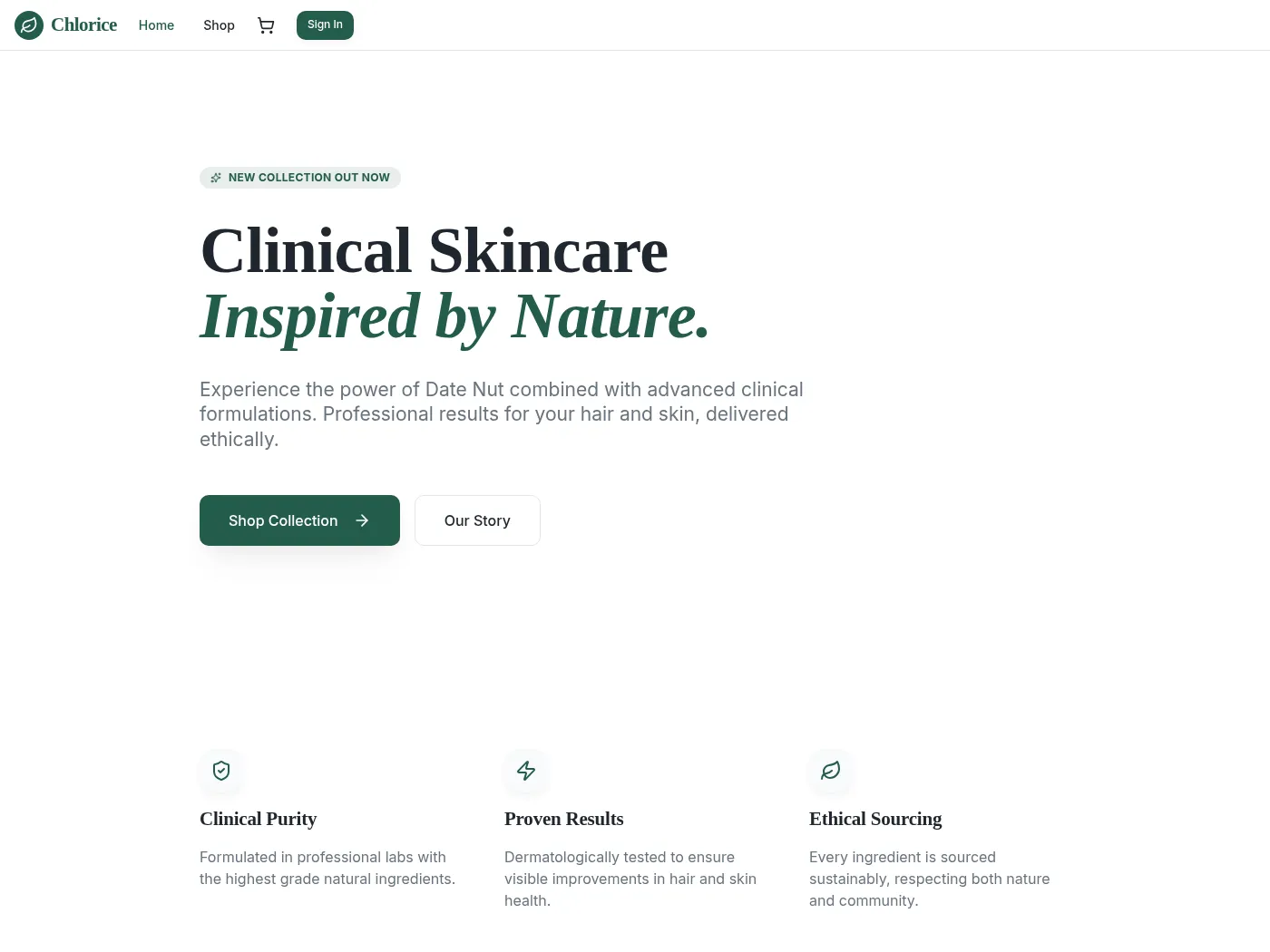 Chlorice Skincare Shop