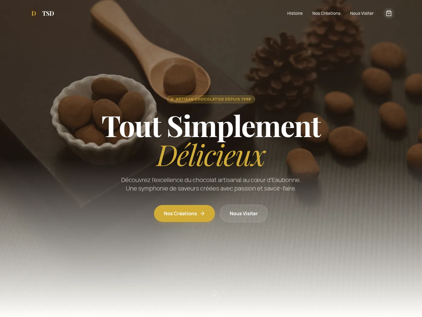 ChocoArtisan Vitrine