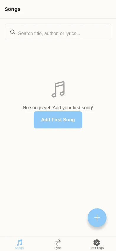 ChoirSync Song Manager