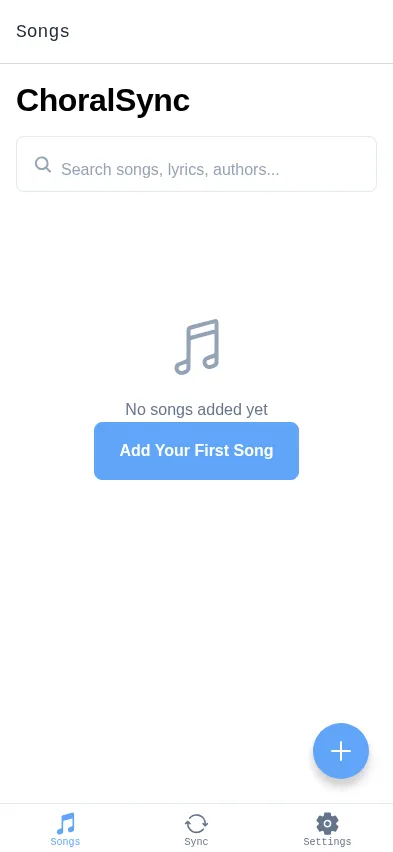 ChoralSync App