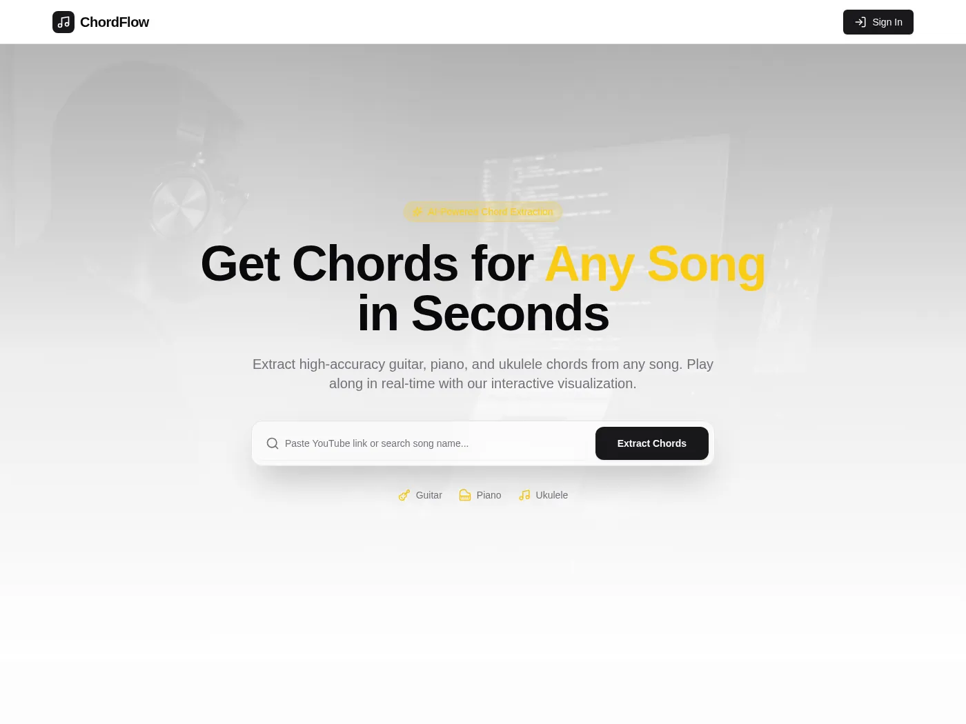 Chordify Clone