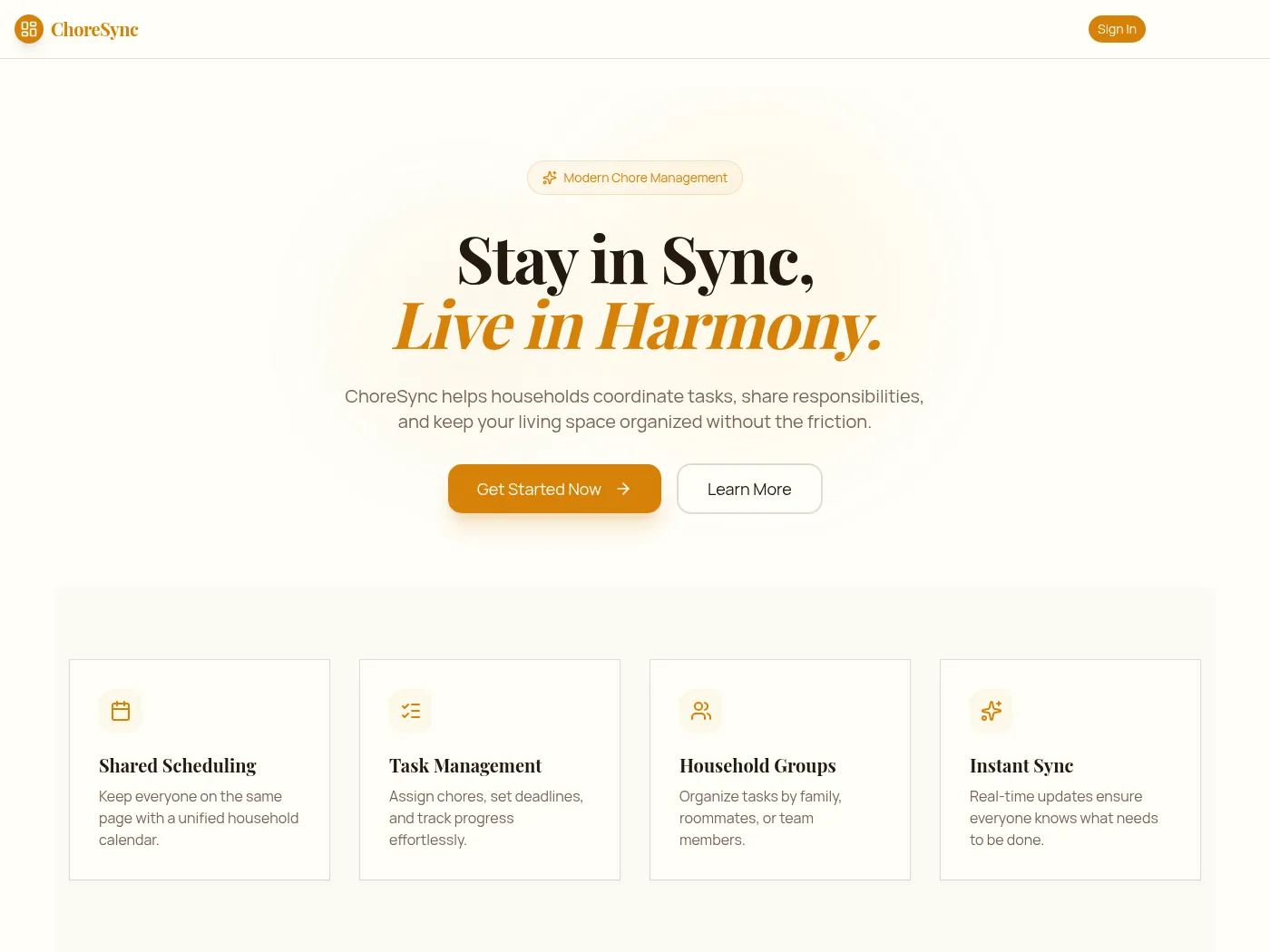 ChoreSync Scheduler