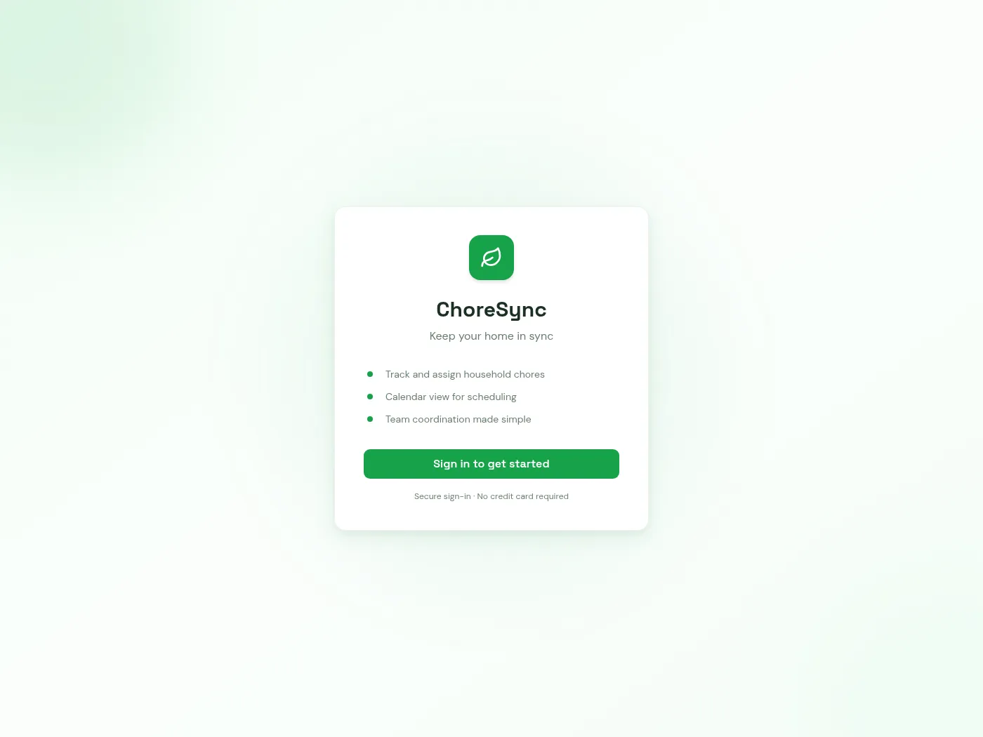 ChoreSync Scheduler