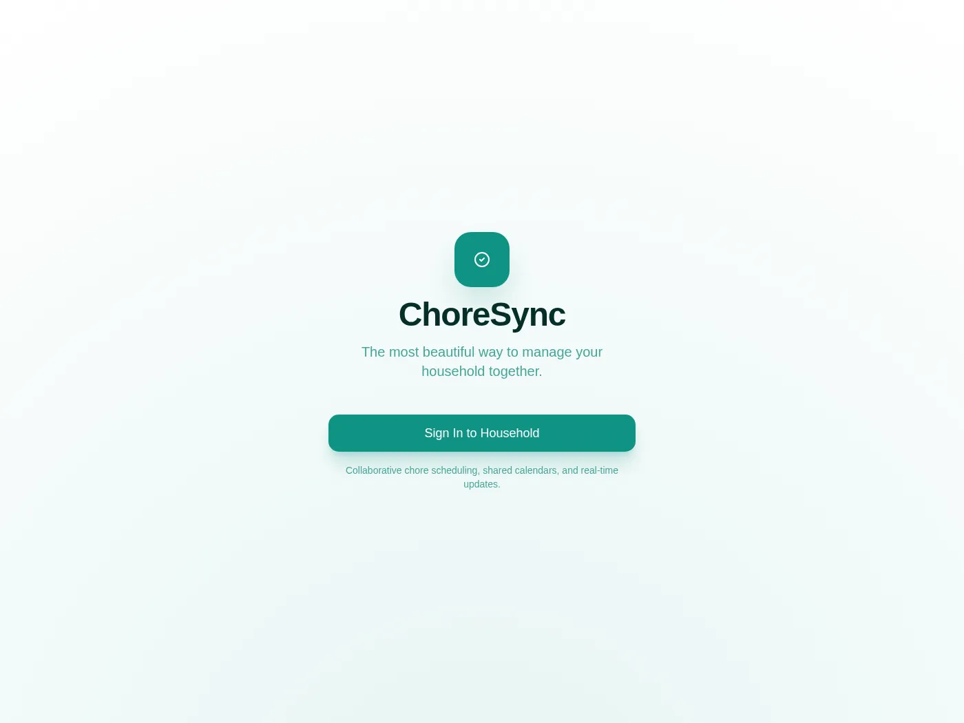 ChoreSync Scheduler