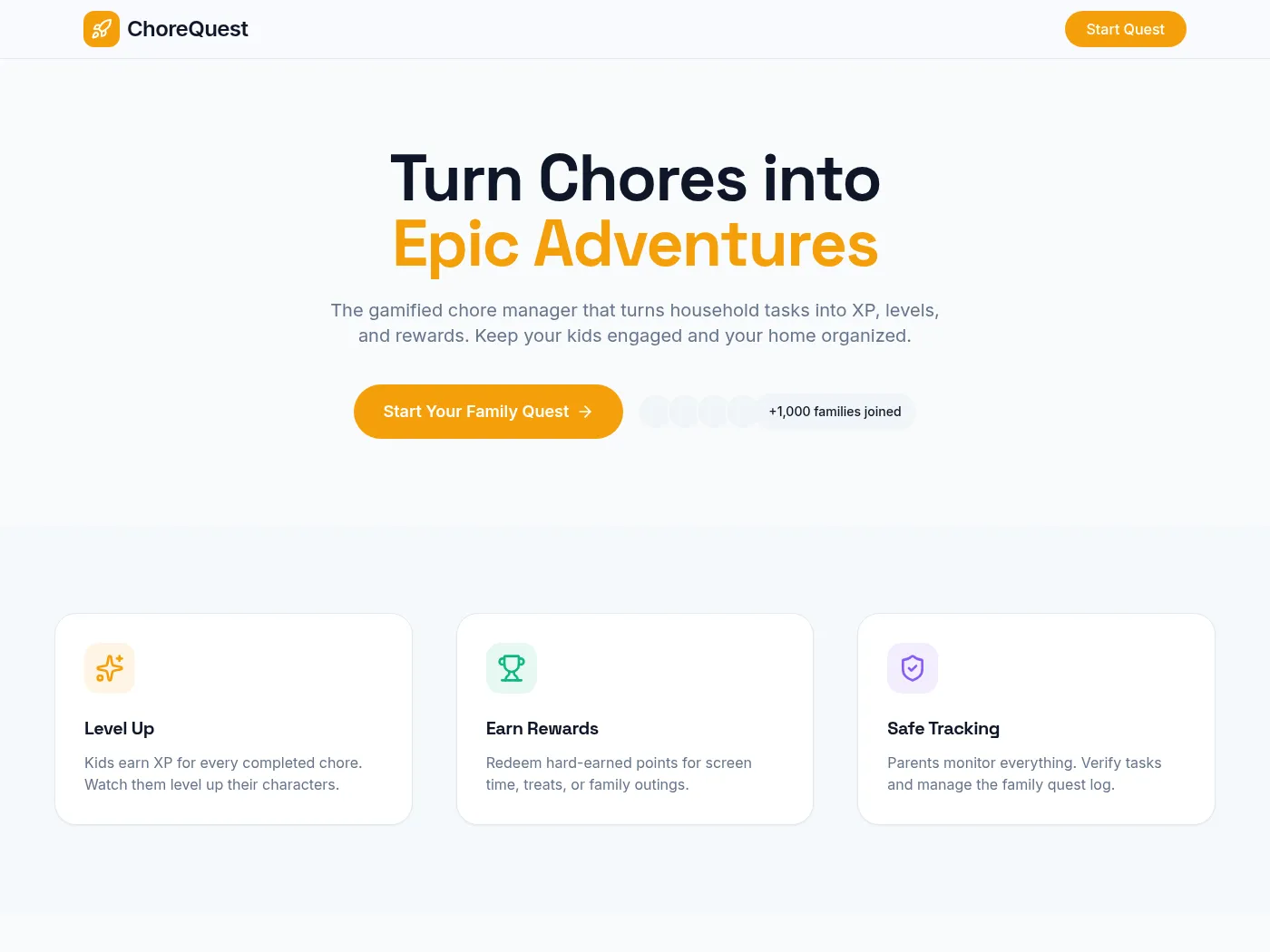 ChoreQuest Family Game