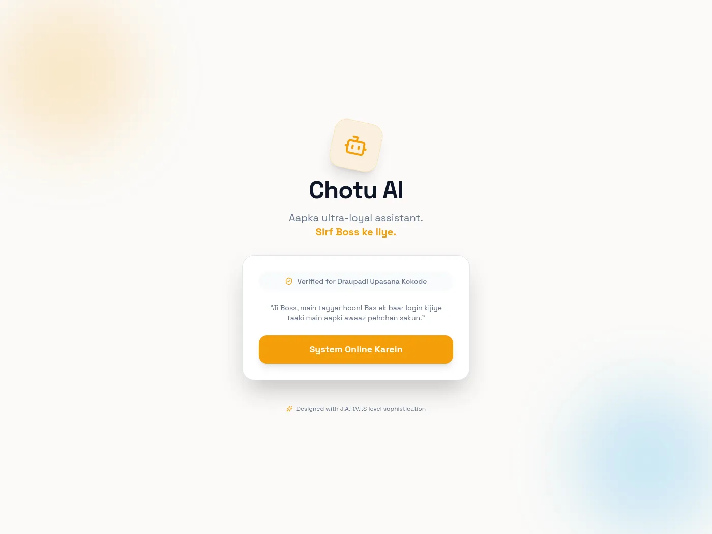 Chotu AI Master Prompt
