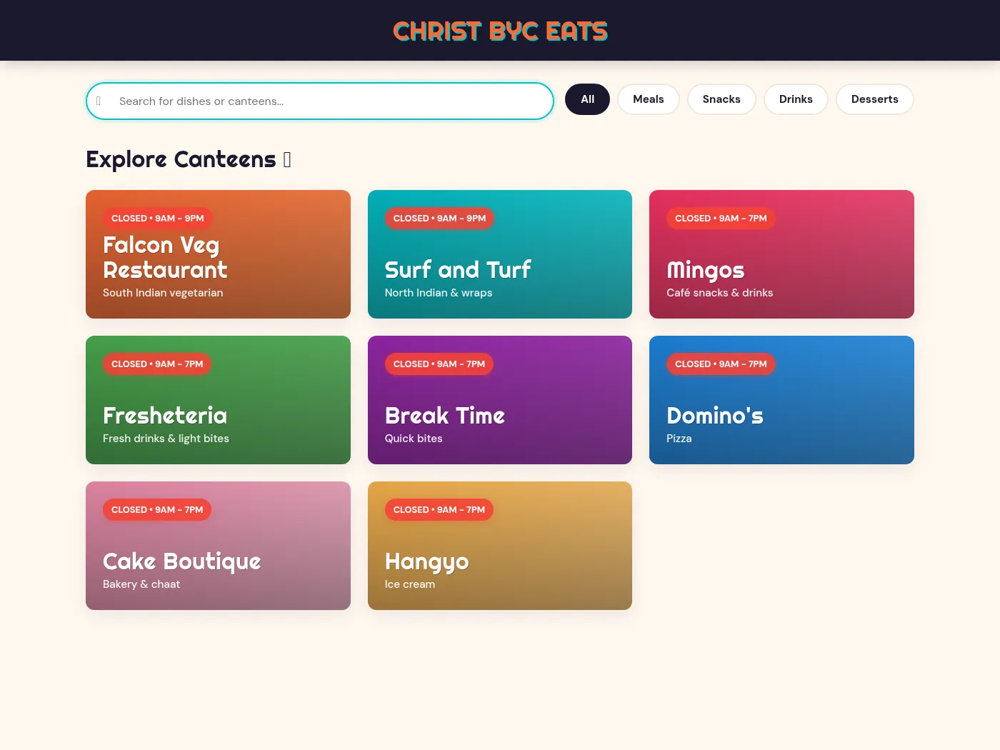 Christ BYC Eats