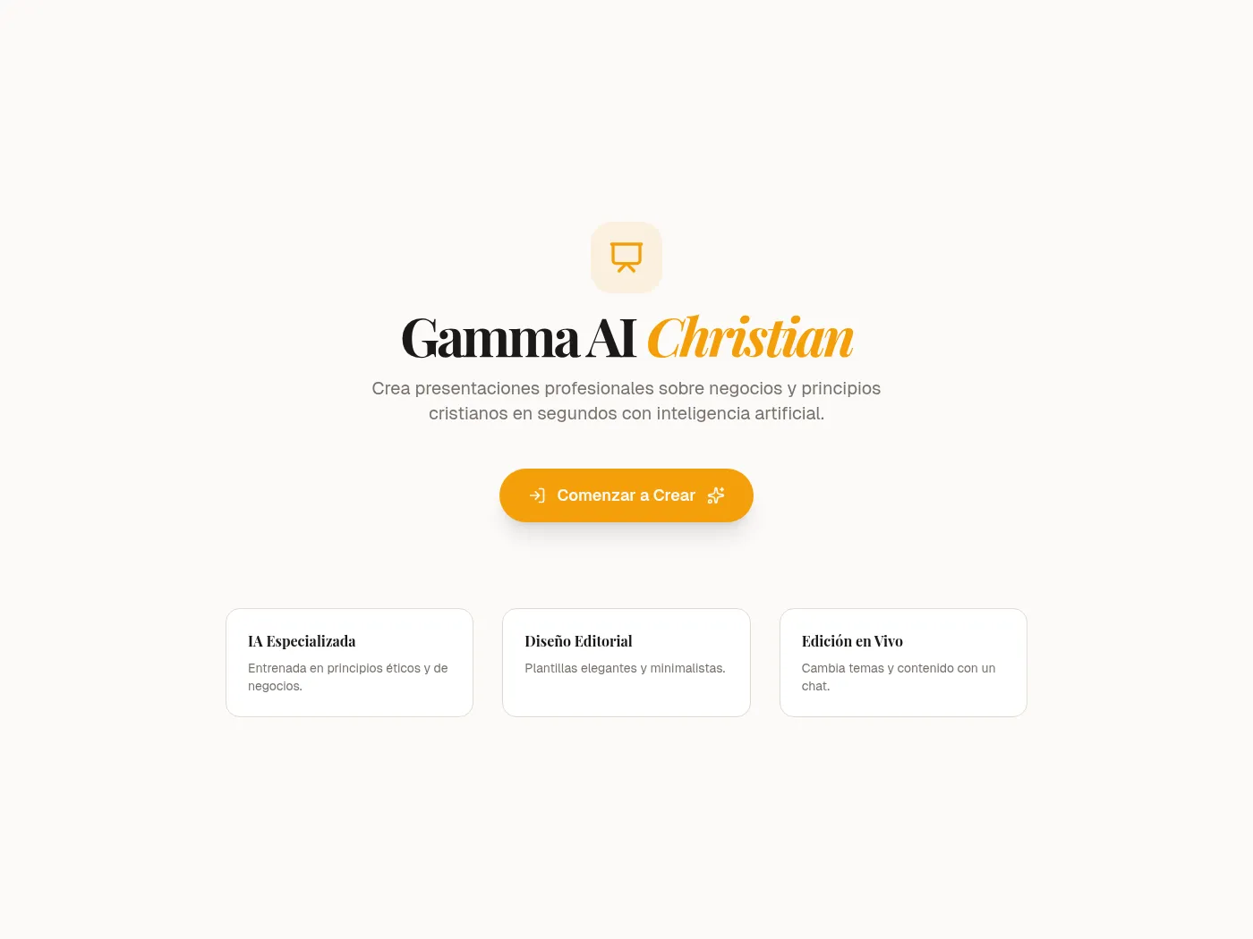 Principled Business Presentation