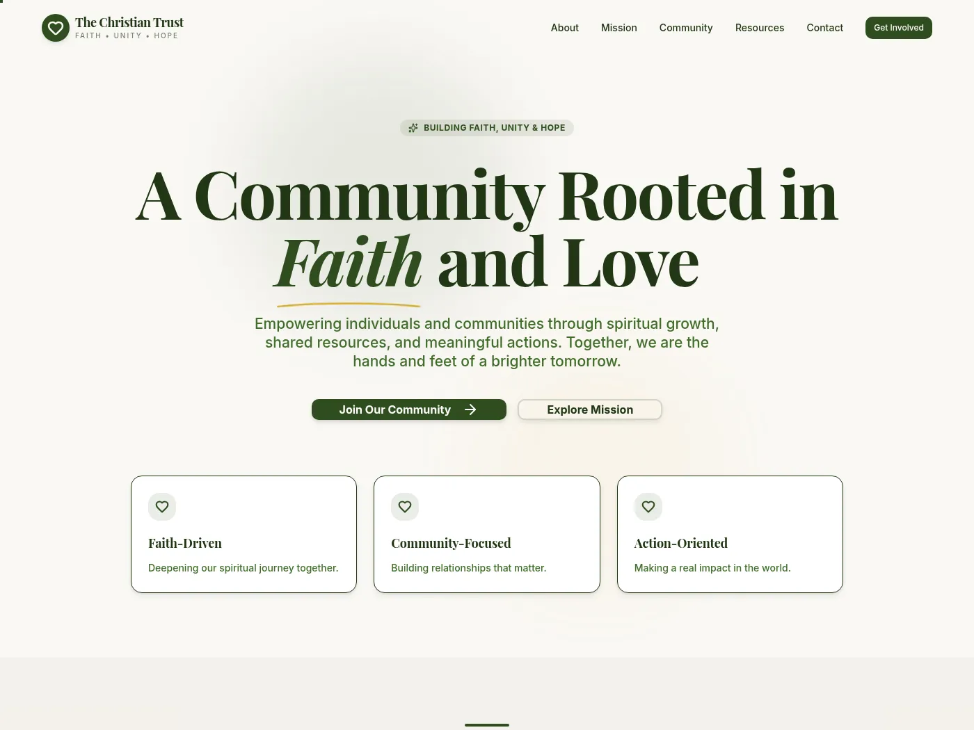 Christian Trust Website