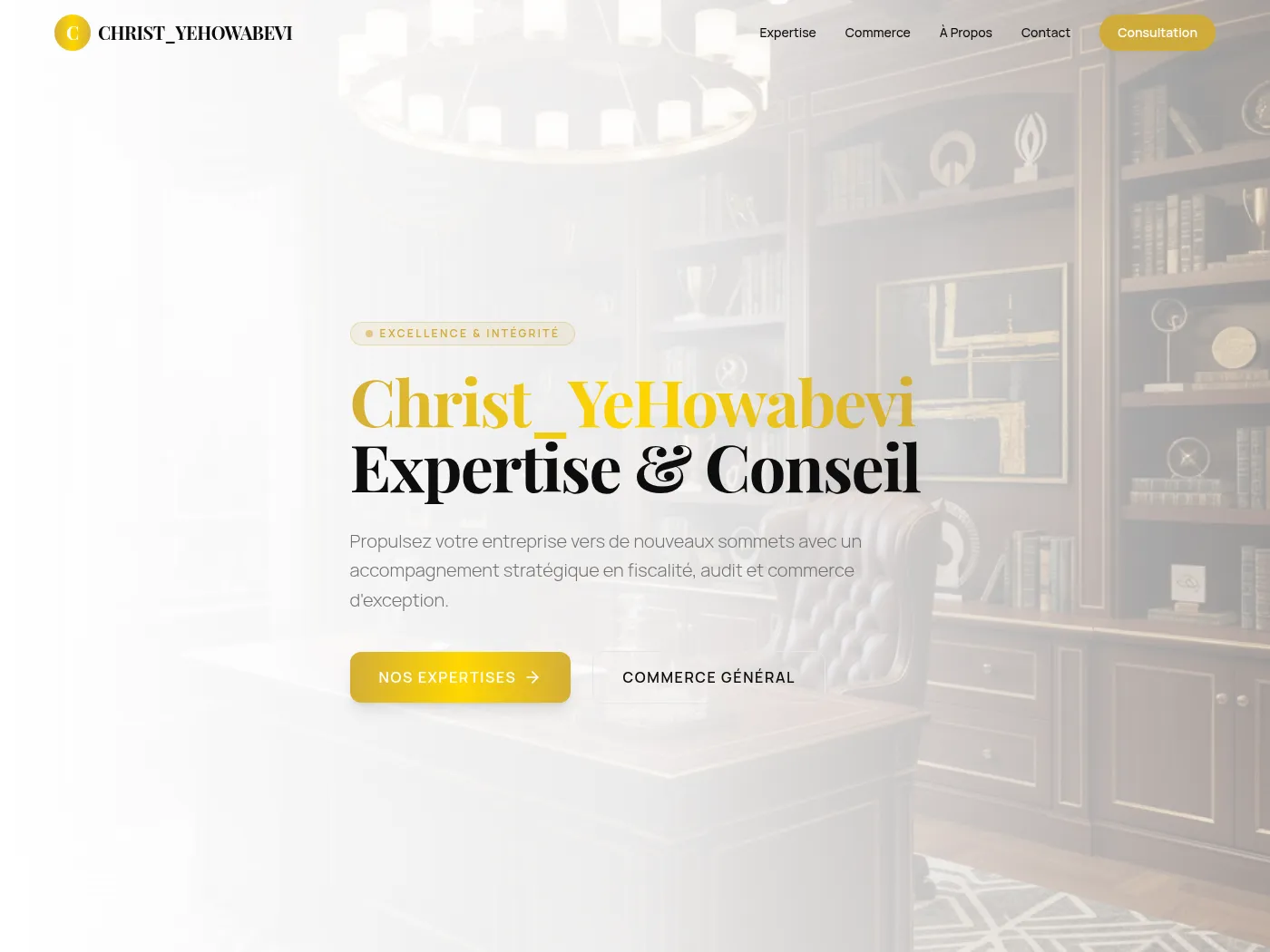 Christ_YeHowabevi Vitrine Site