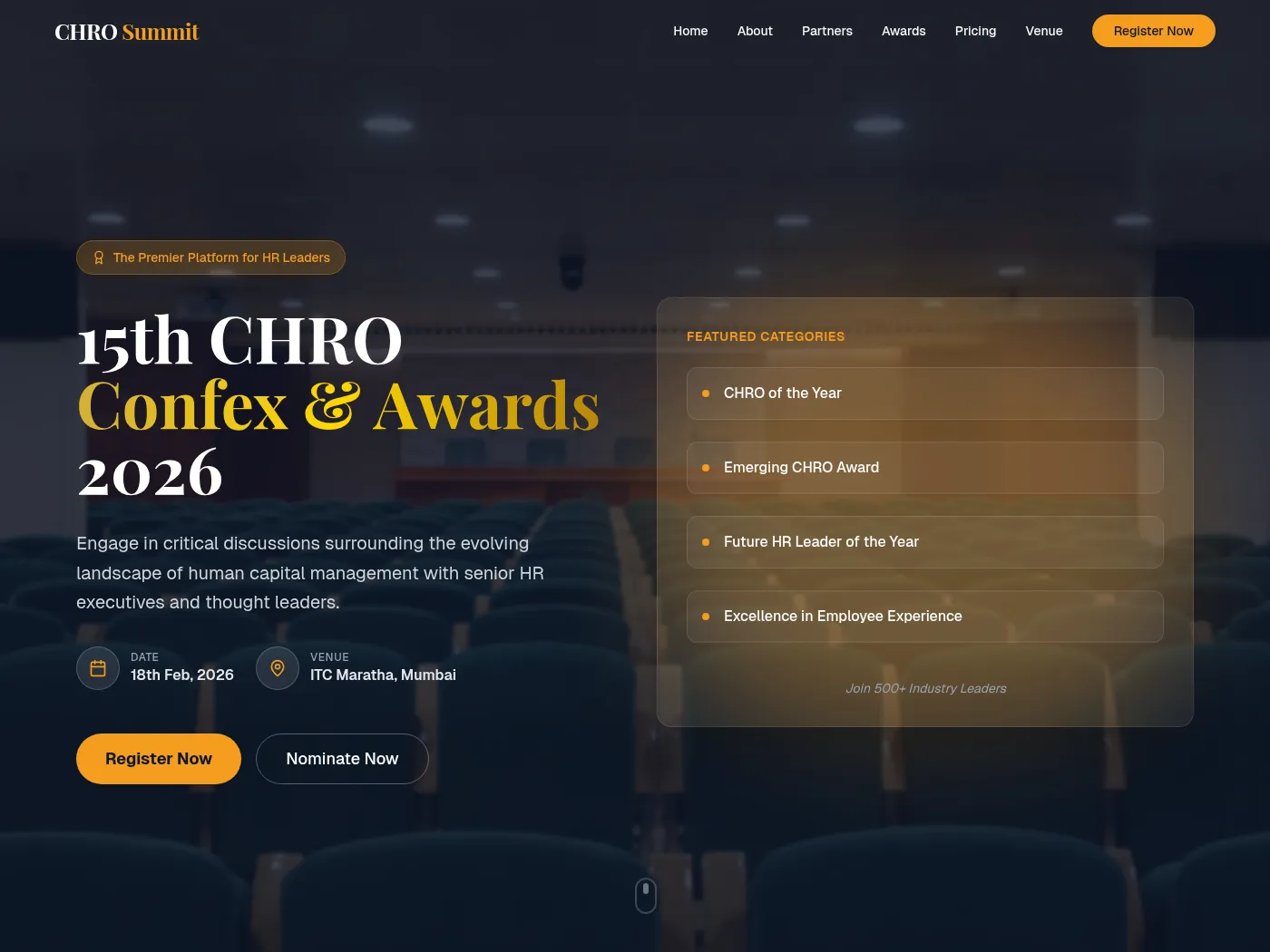 CHRO Summit Redesign