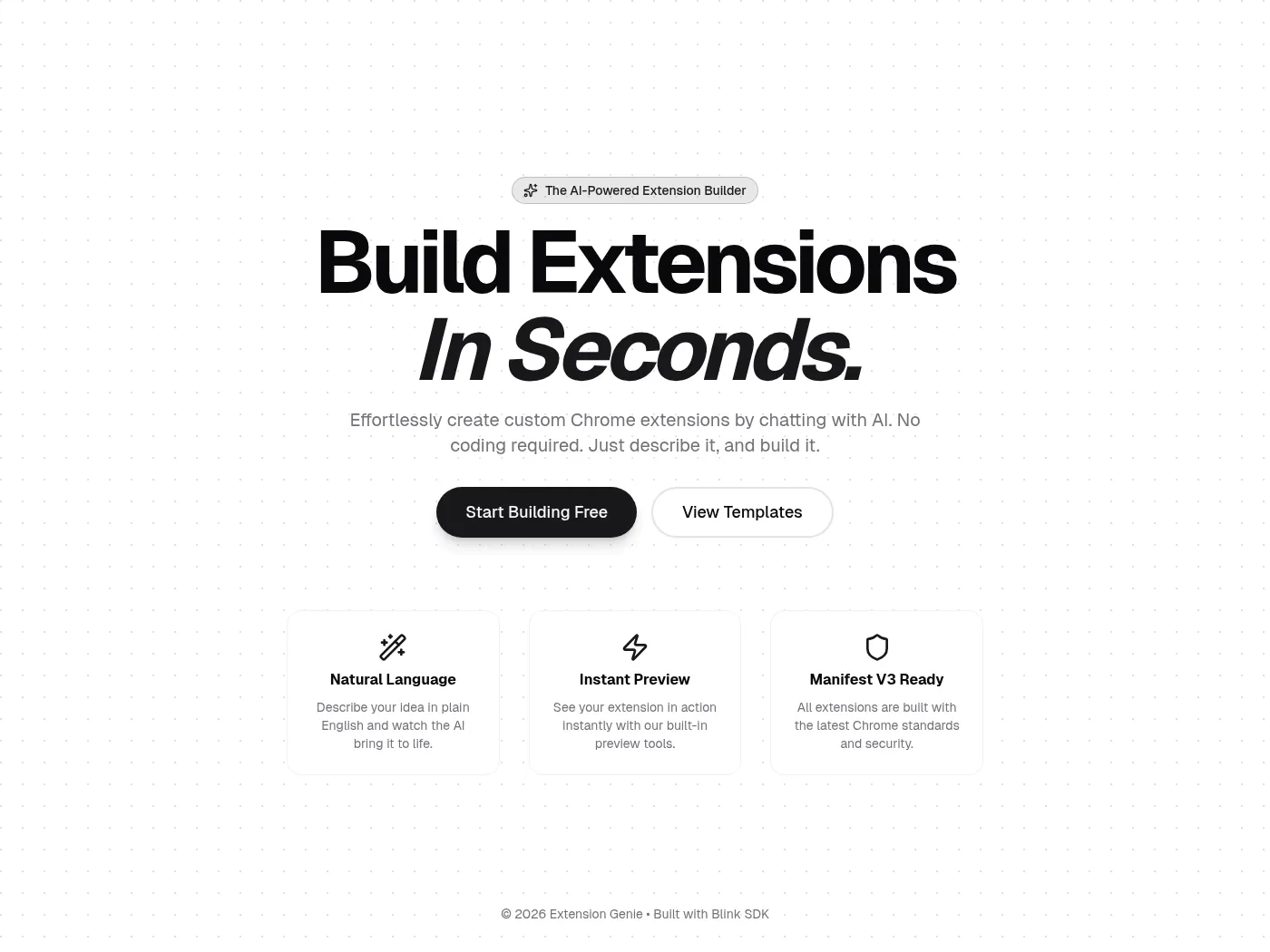 Extension Genie