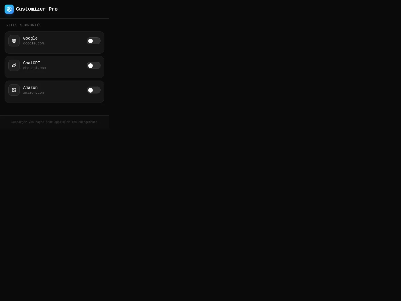 Chrome Customizer Pro