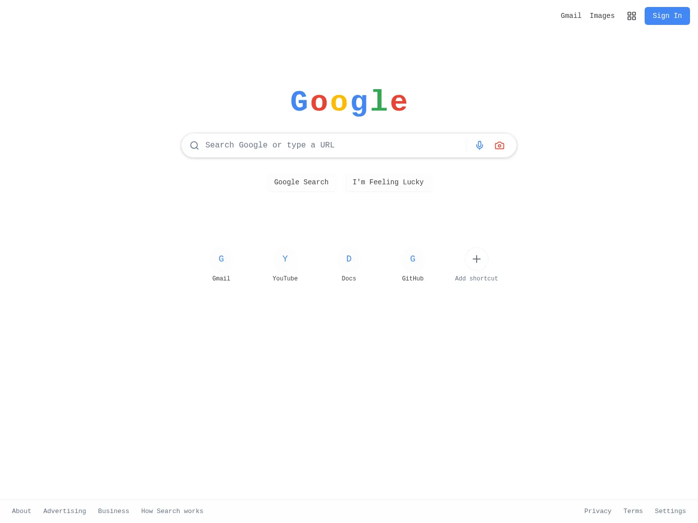 Chrome Quick Search
