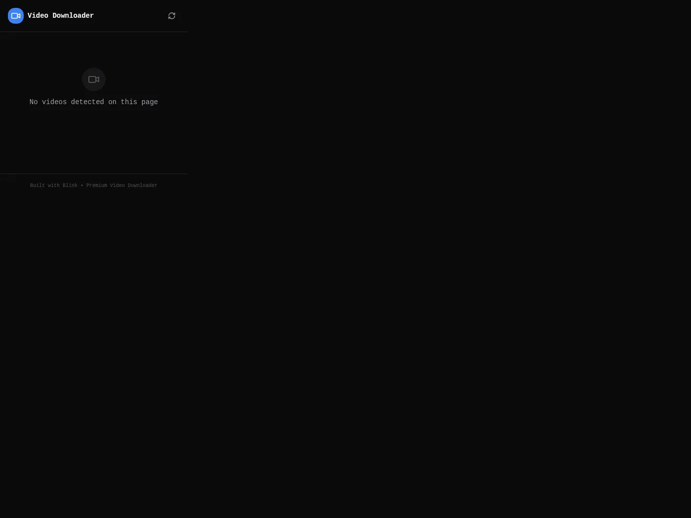 Chrome Video Downloader
