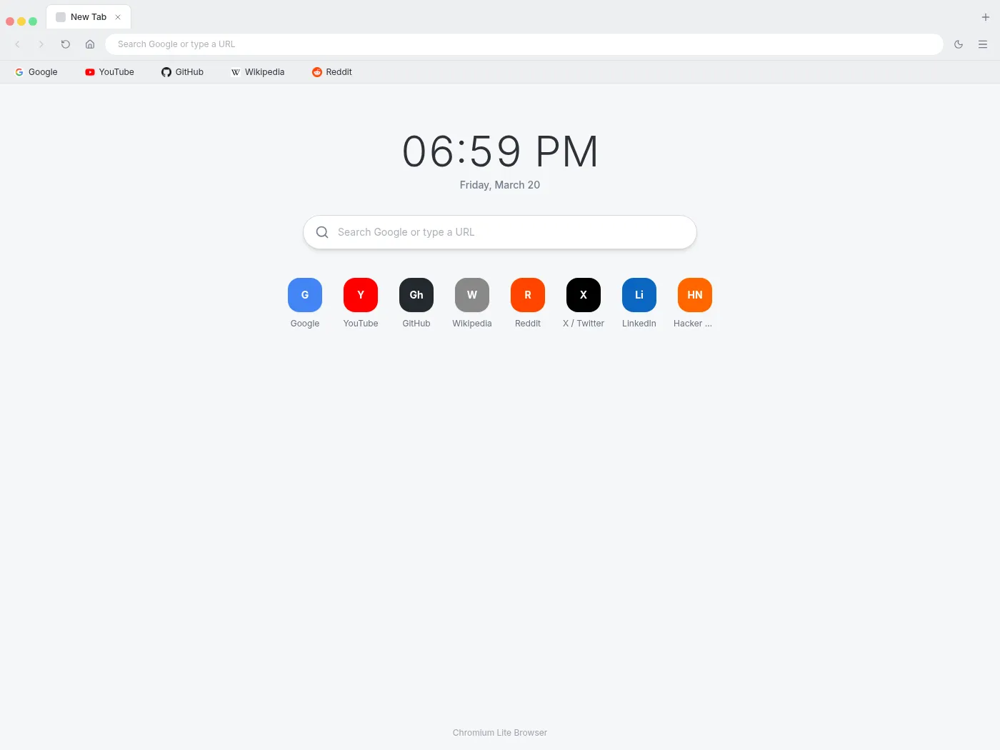 Chromium Lite Browser
