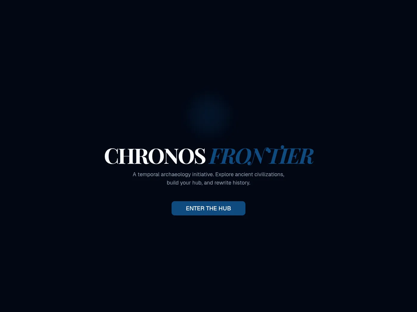 Chronos Frontier Tycoon-RPG
