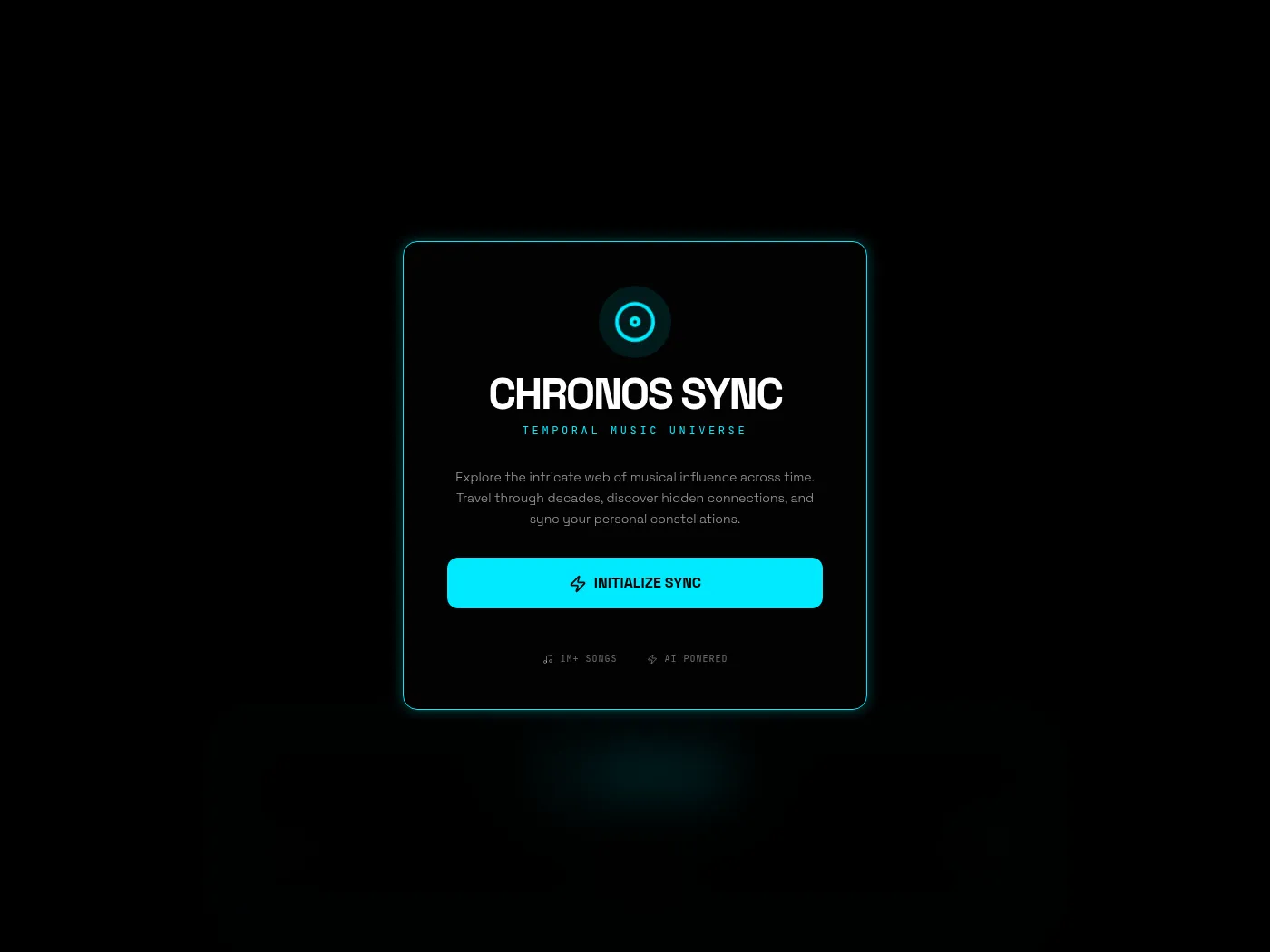 Chronos-Sync 3D Music Universe