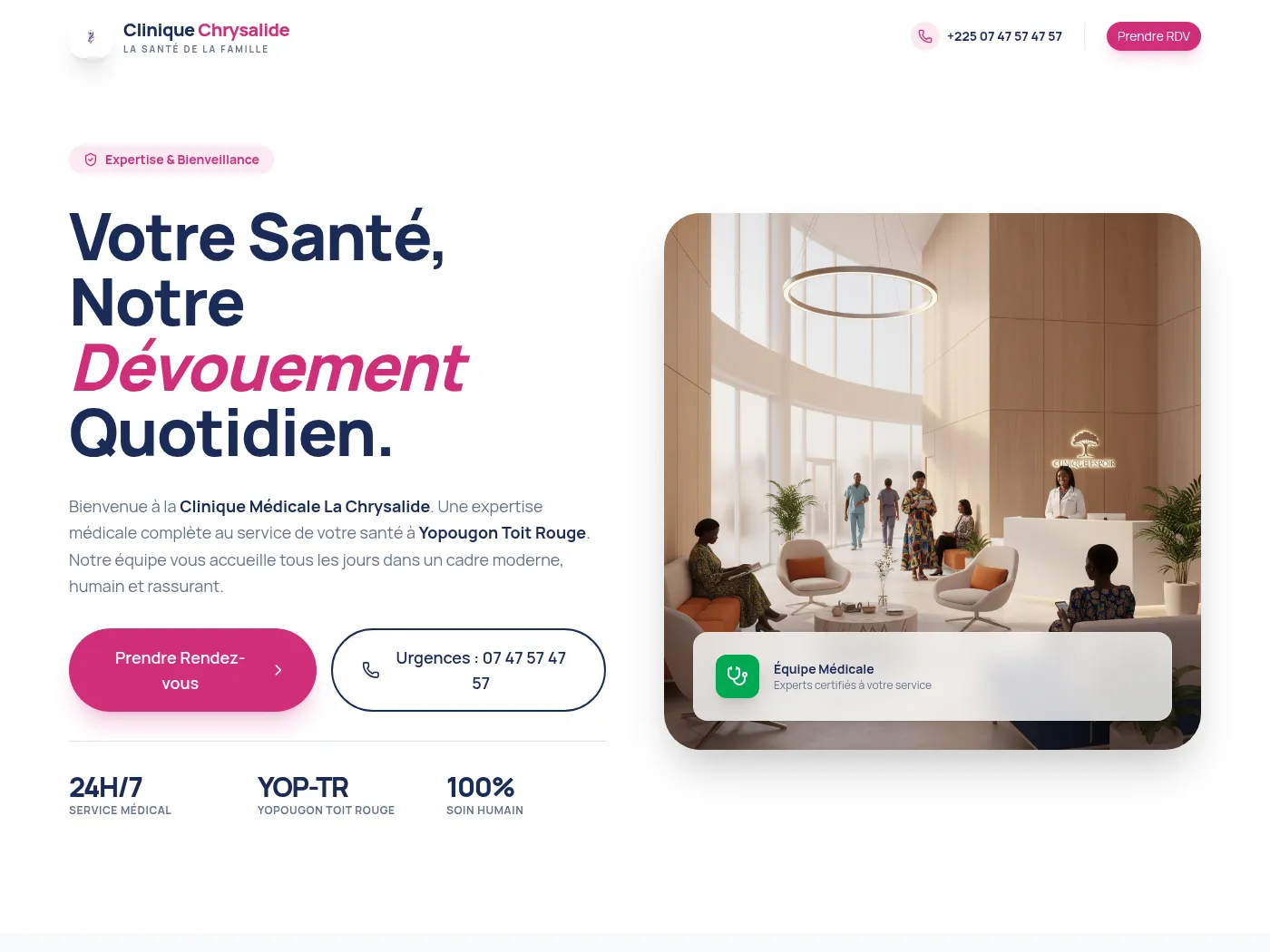 Chrysalide Clinic Web