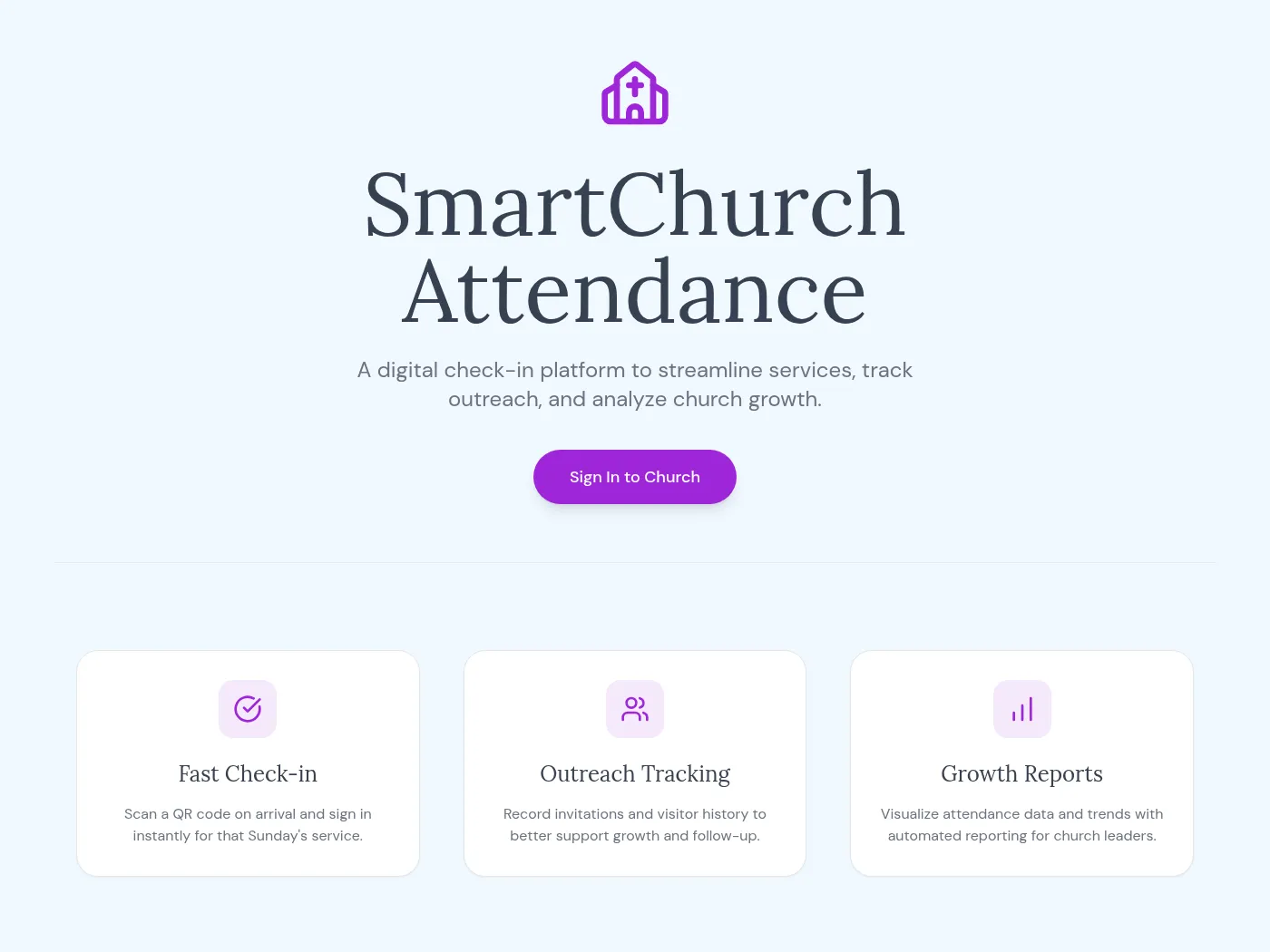 SmartChurch Attendance