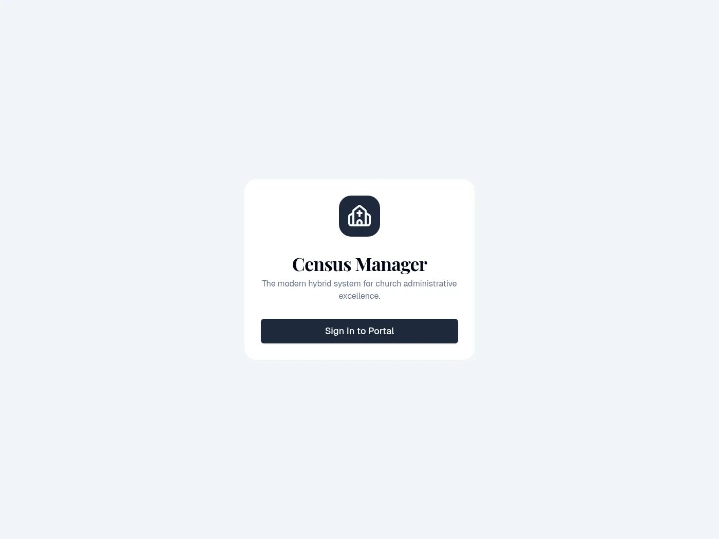 Church Census Manager