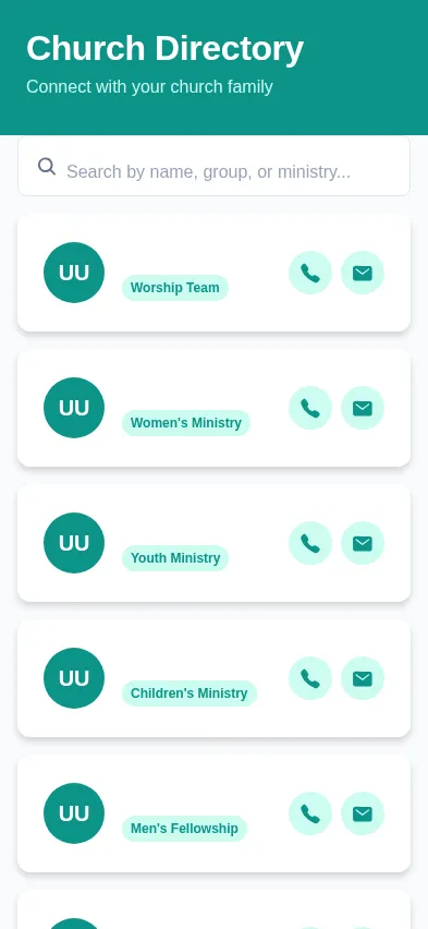 Church Connect App
