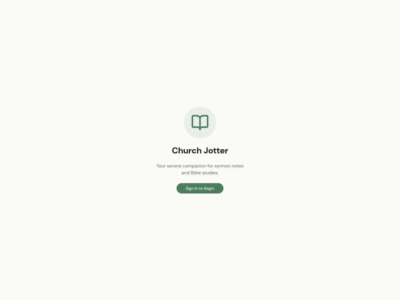 Church Jotter