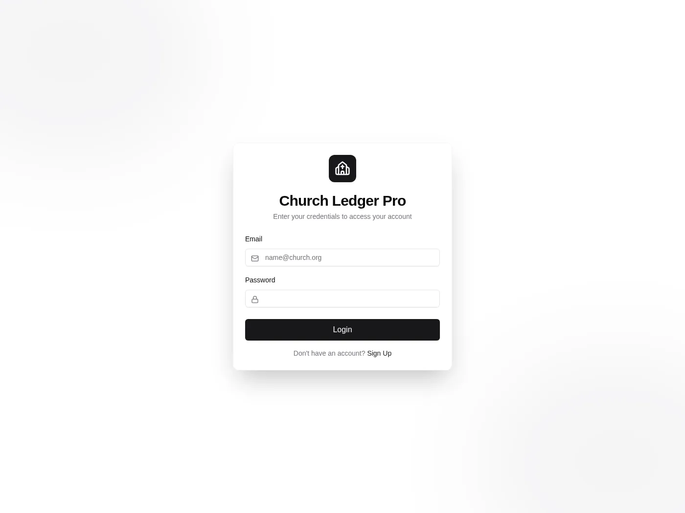 Church Ledger Pro
