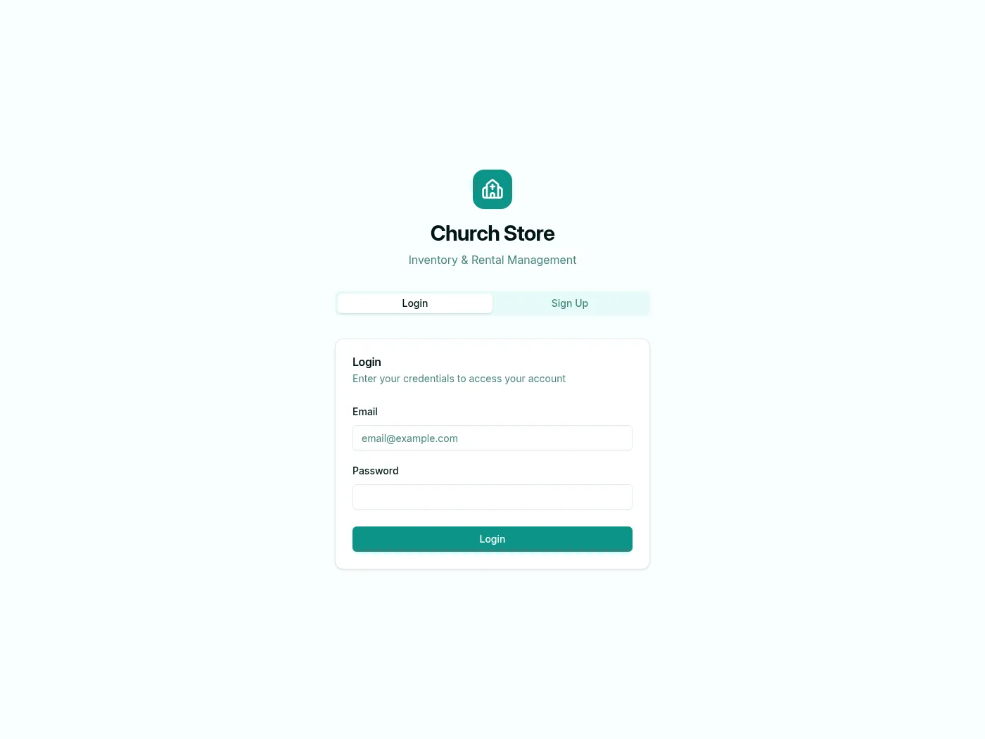 Church Store Manager