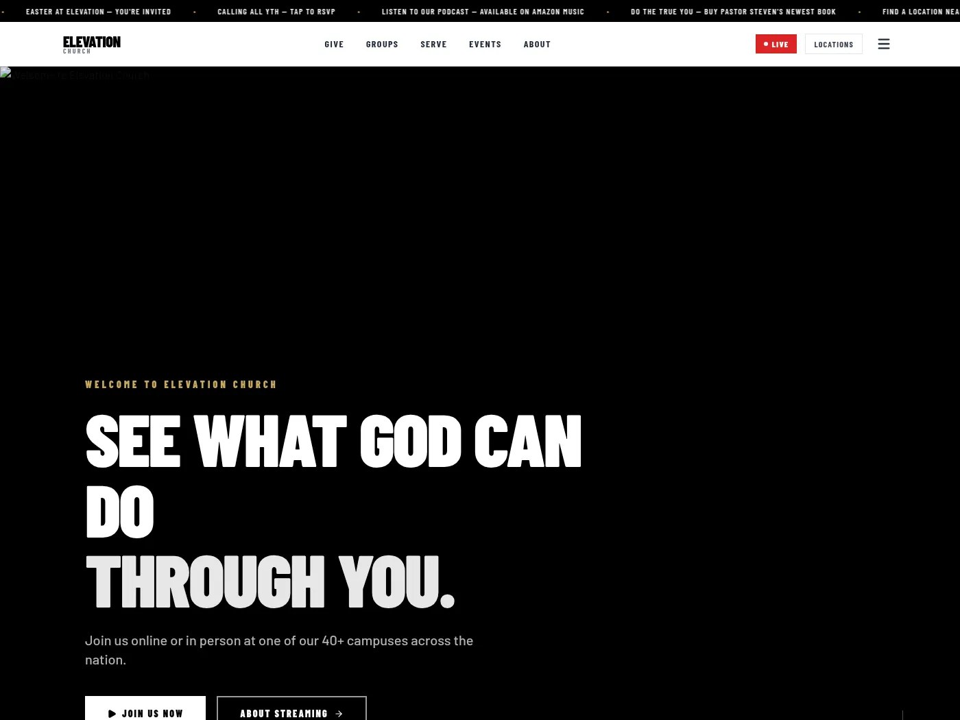 Elevation Church Site