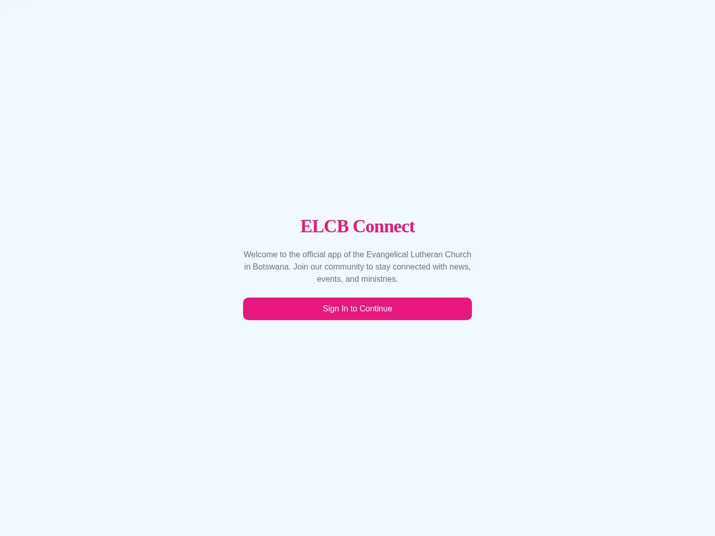 ChurchHub App