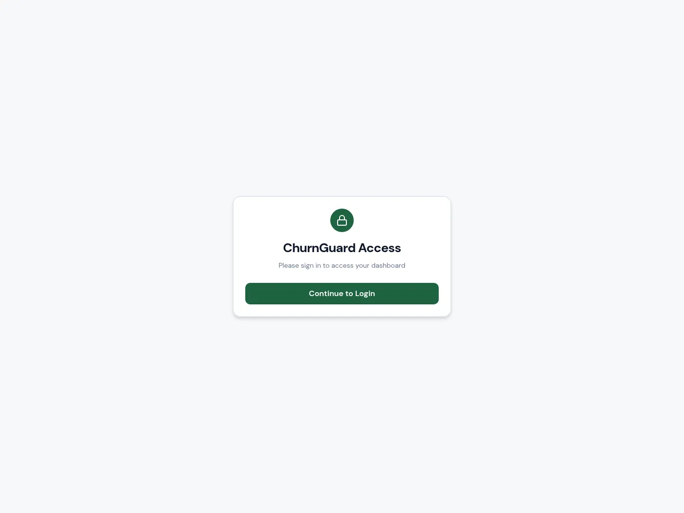 ChurnGuard Dashboard