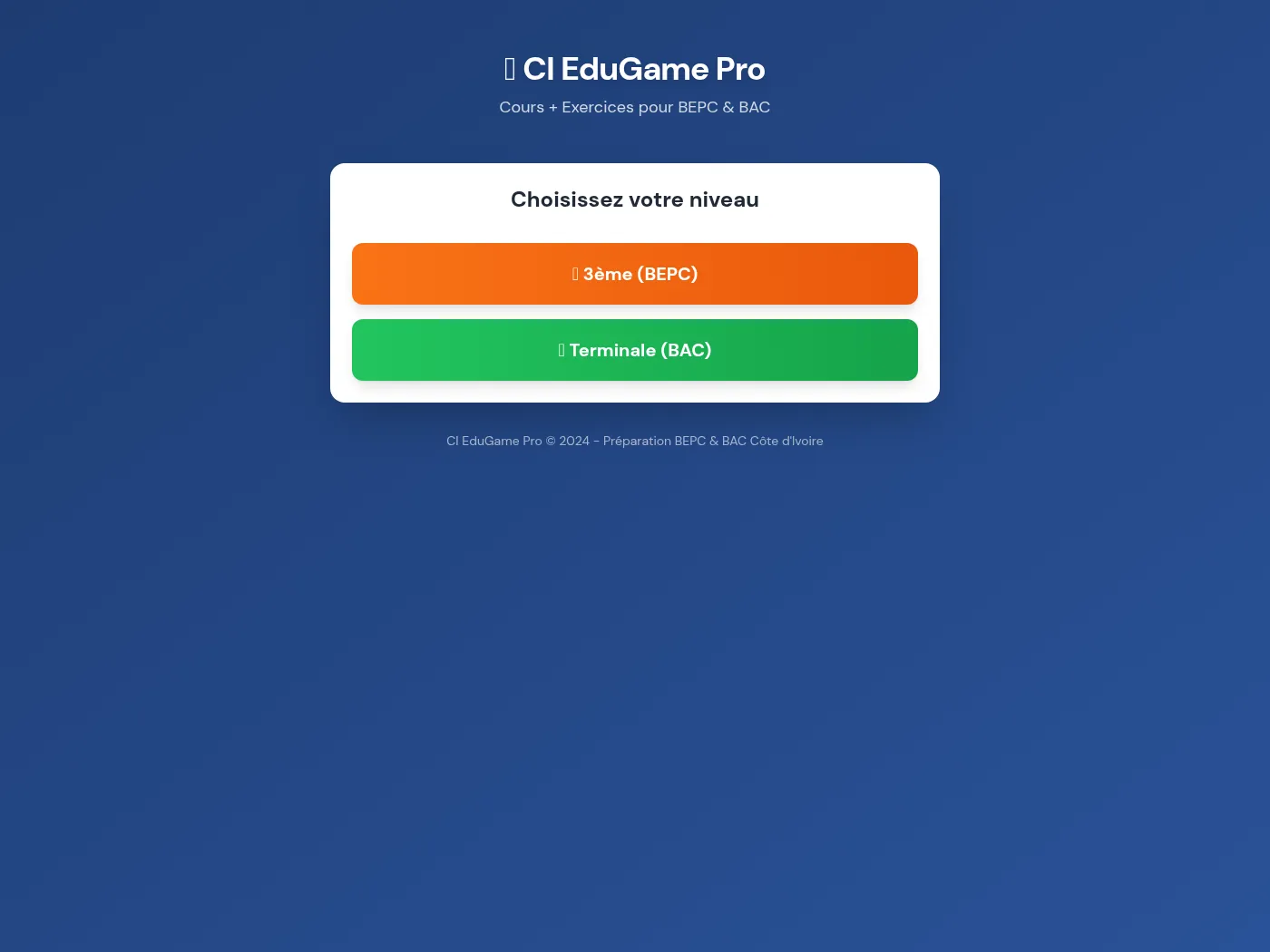 CI EduGame Pro