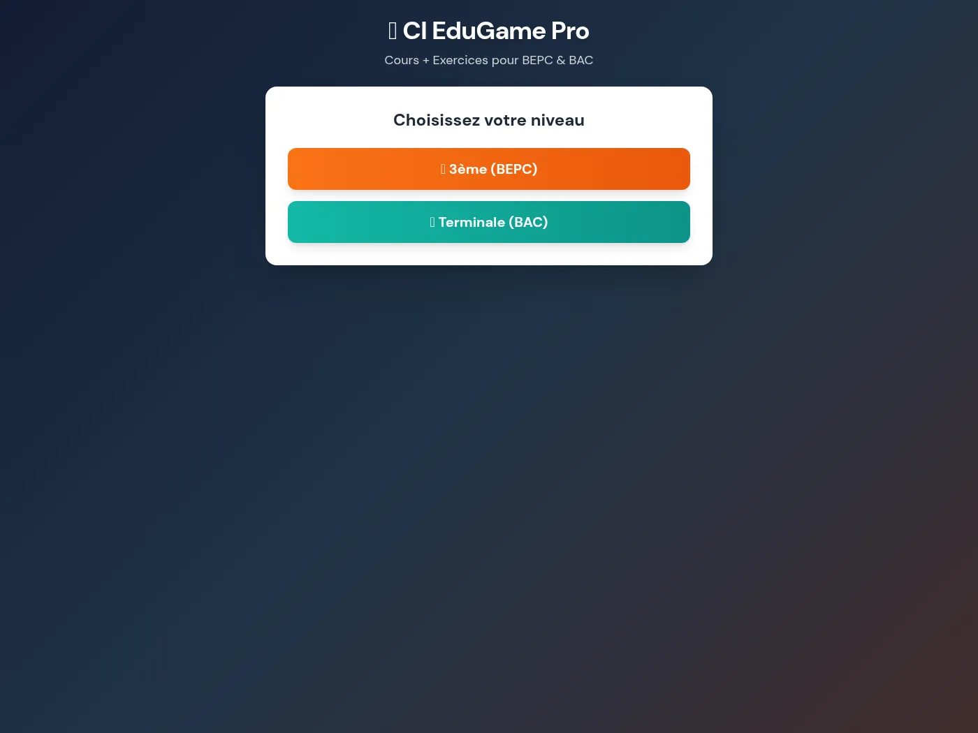 CI EduGame Pro