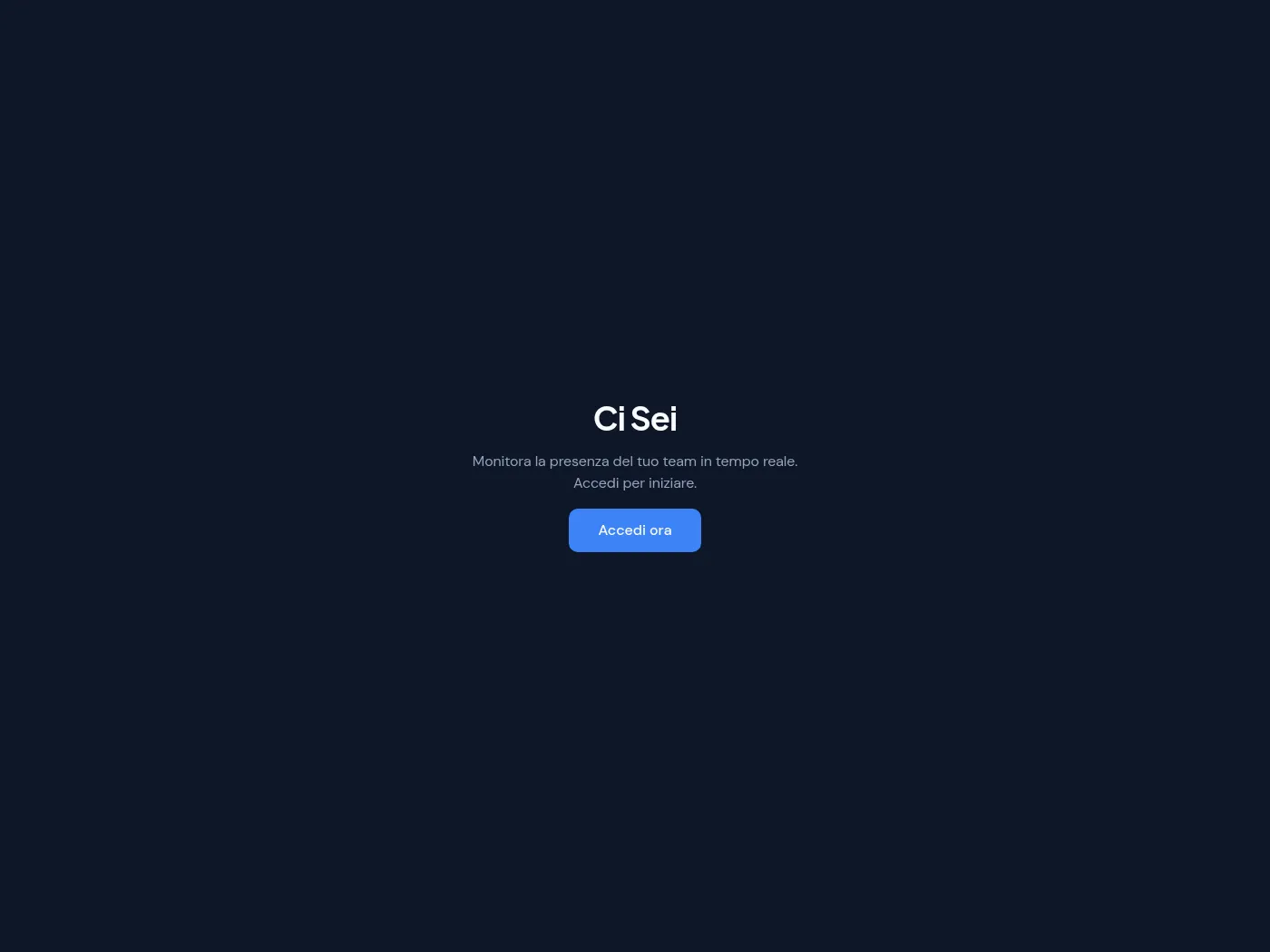 Ci Sei Presence App