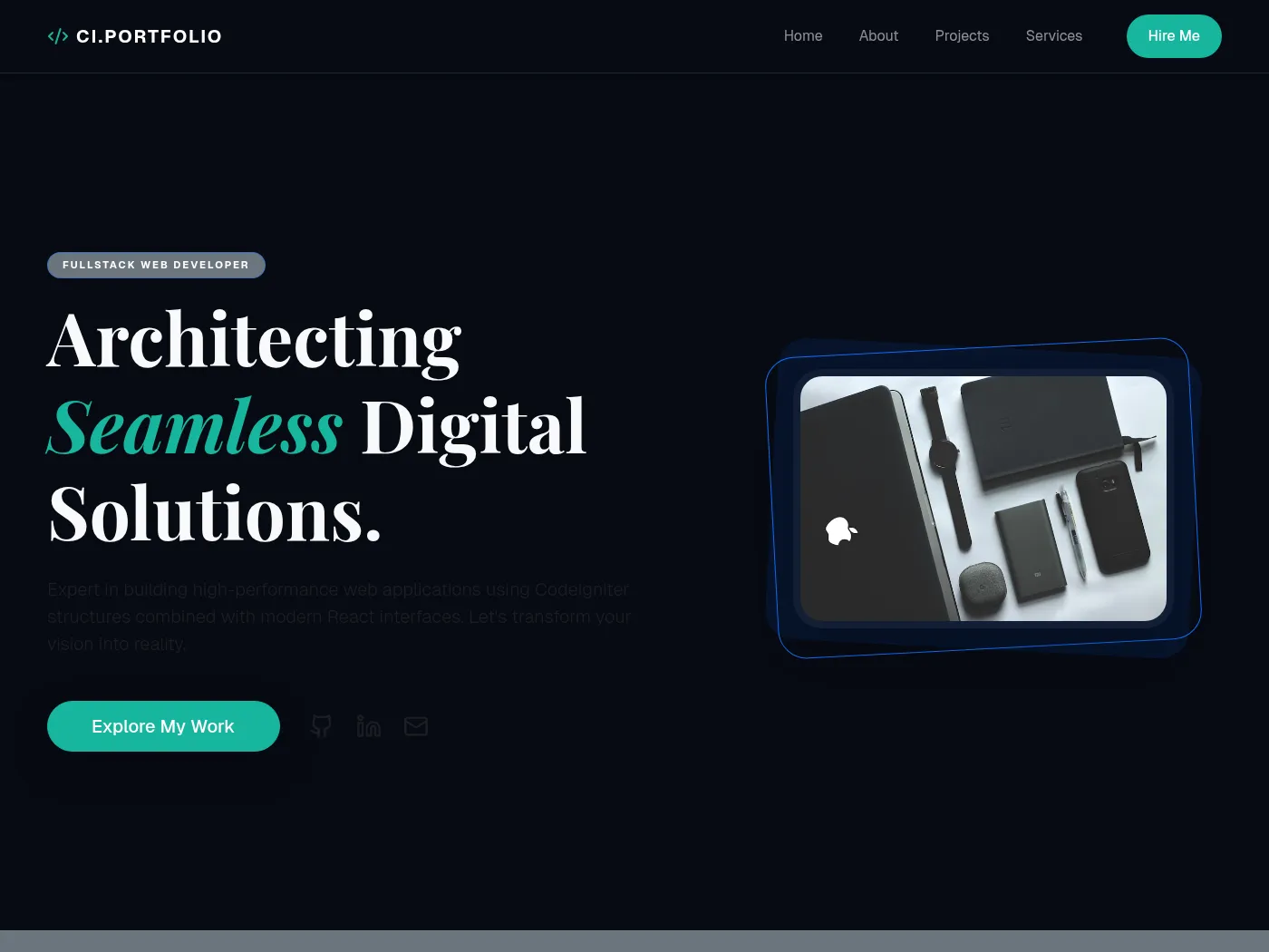 Bootstrap WebPortfolio