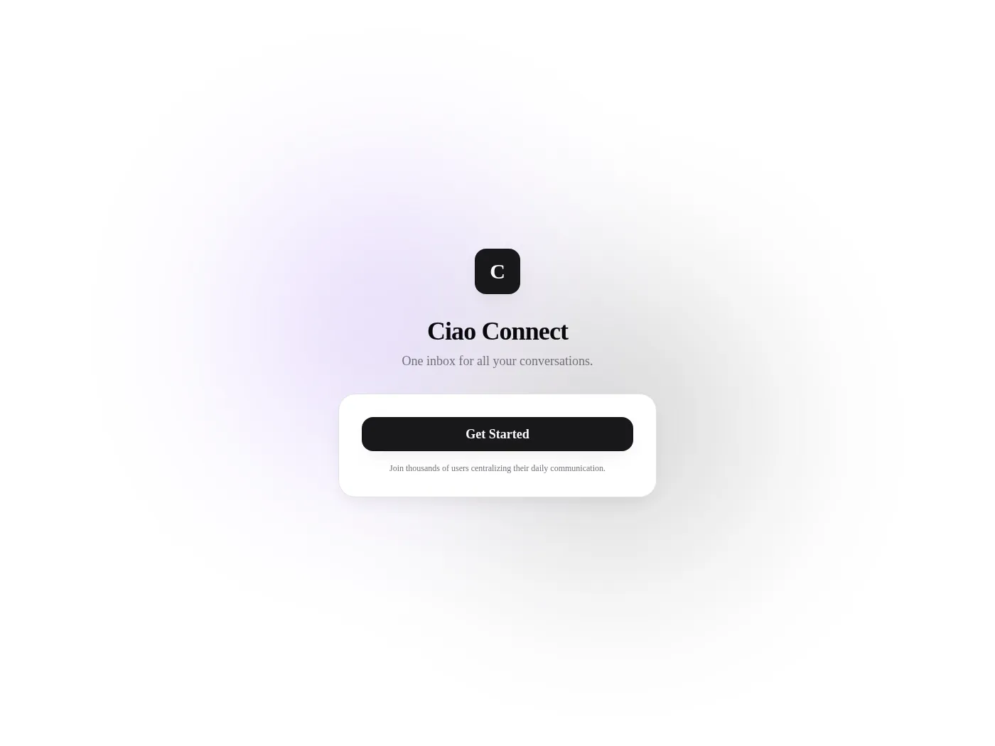 Ciao Connect