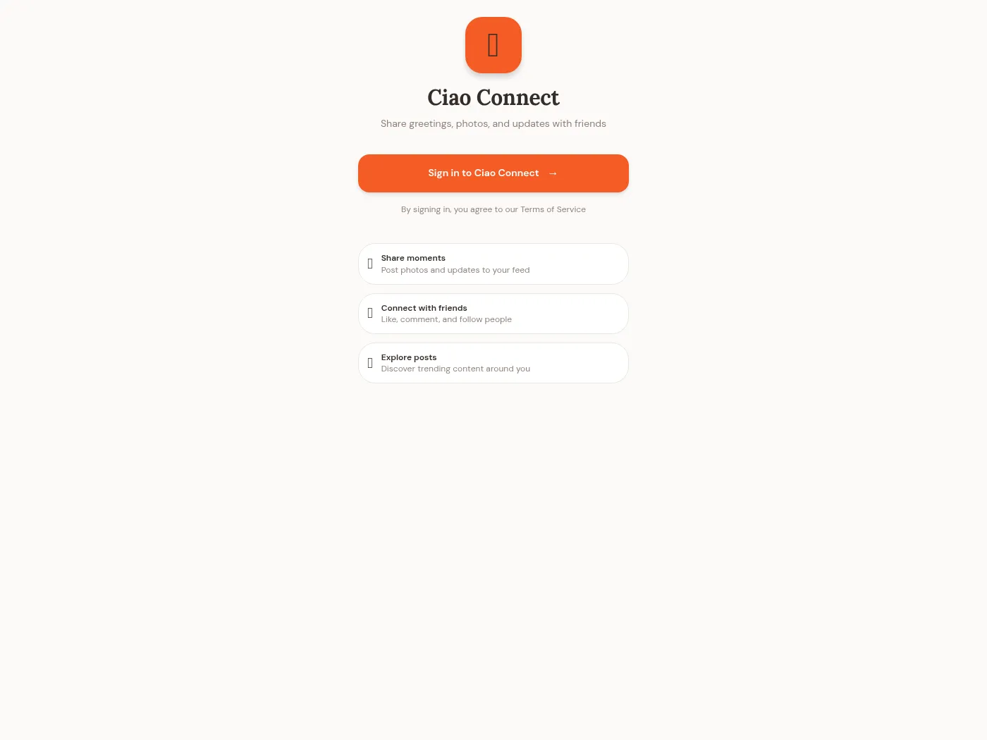 Ciao Connect