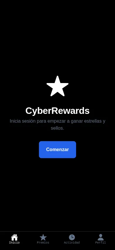 CiberCafé Rewards App