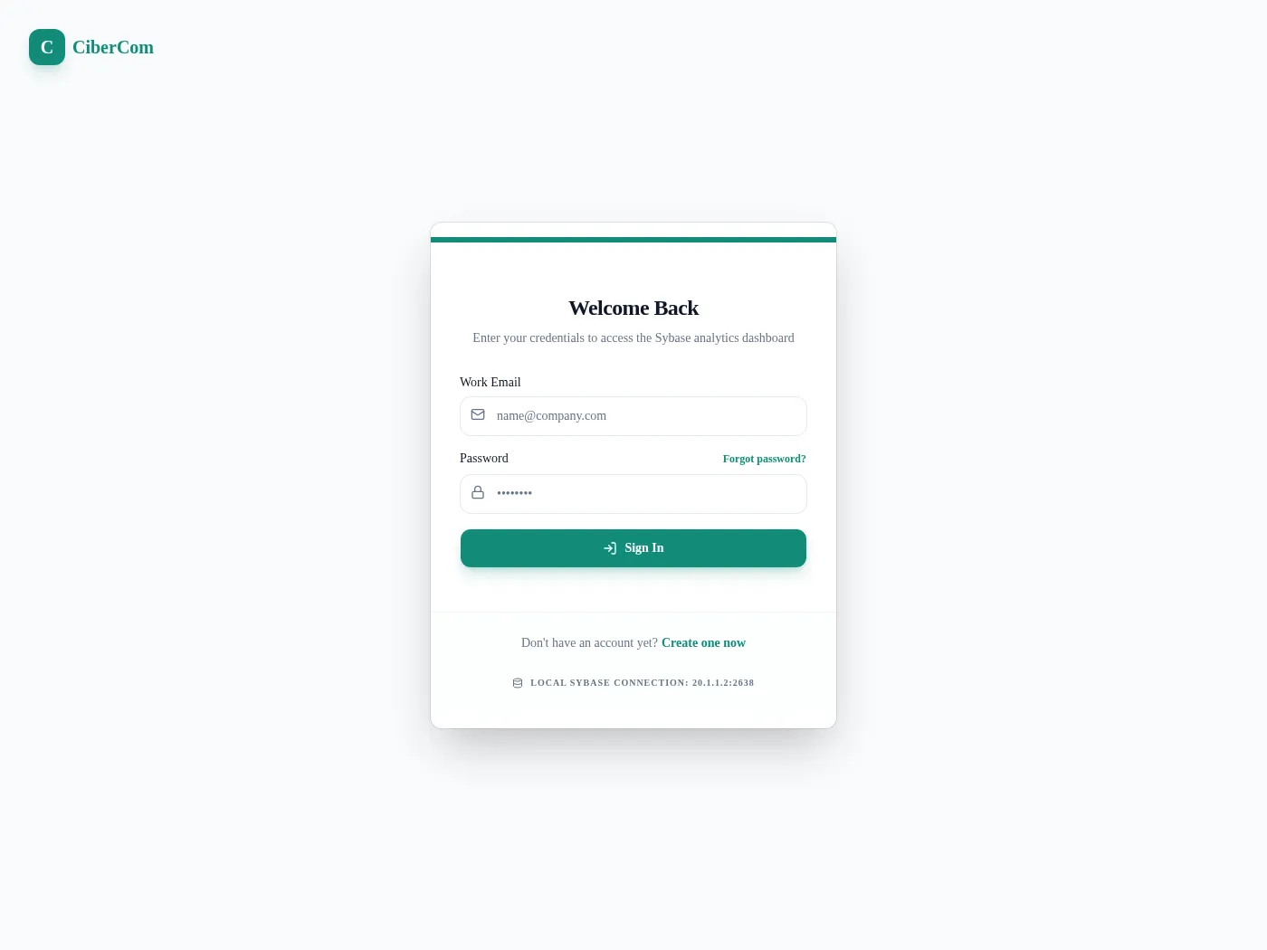 CiberCom Insights Portal