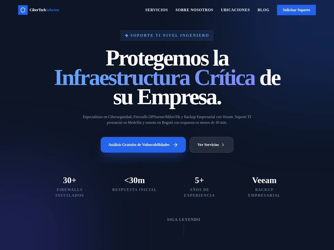 CiberTech Web Audit