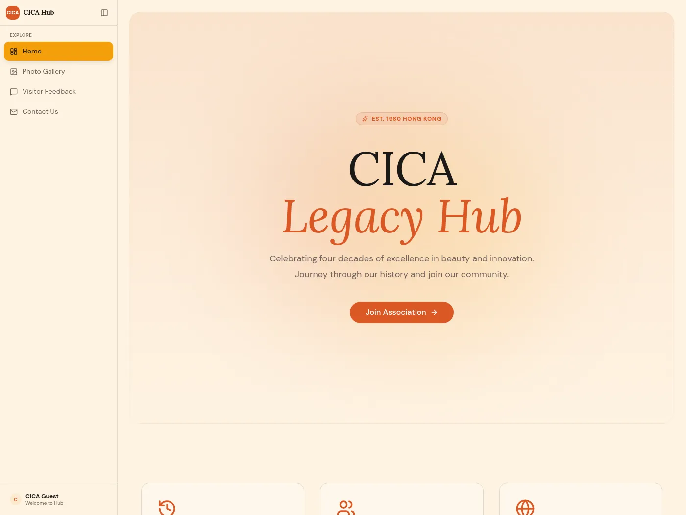 CICA Legacy Hub