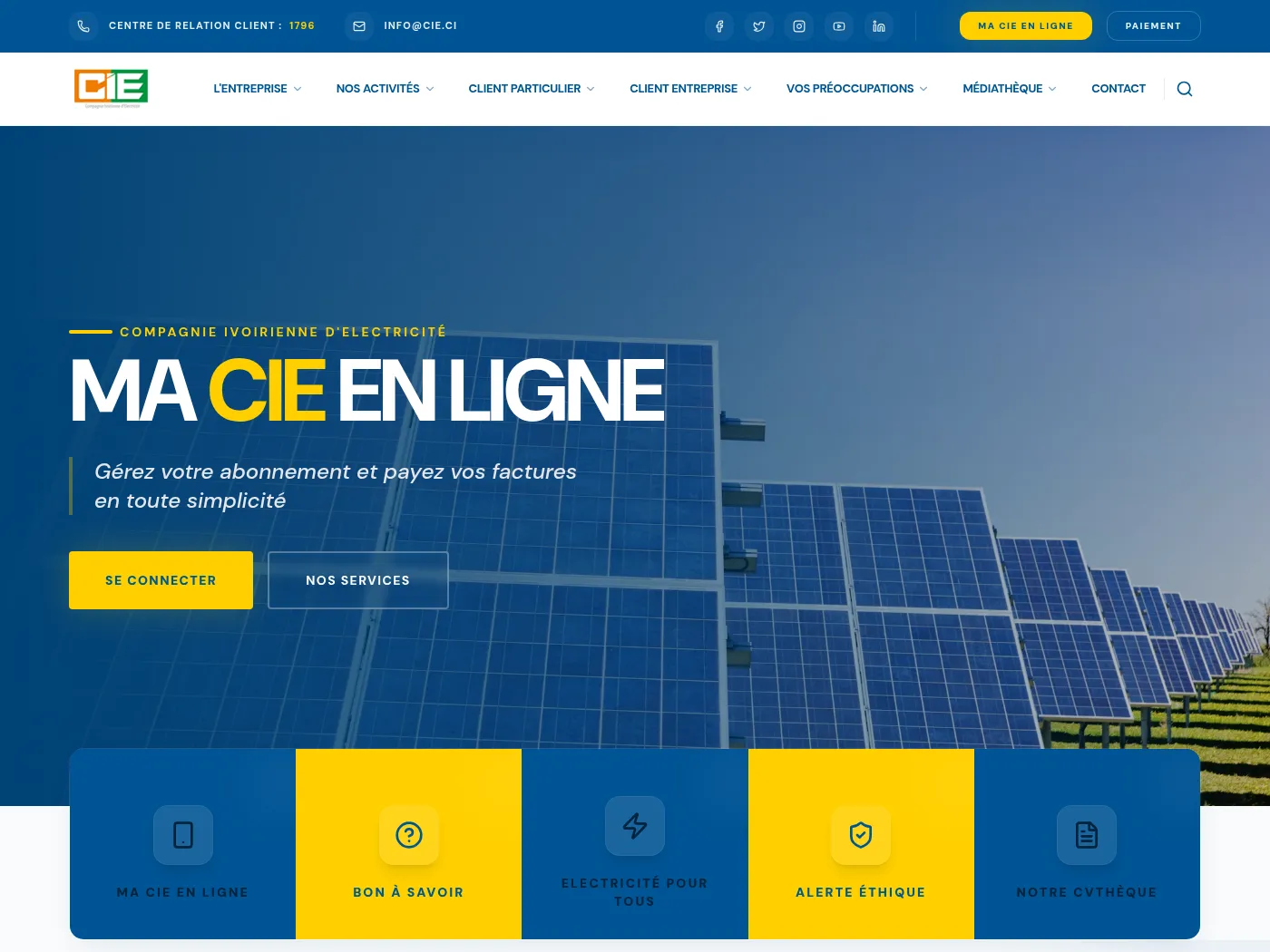 CIE Website Replica
