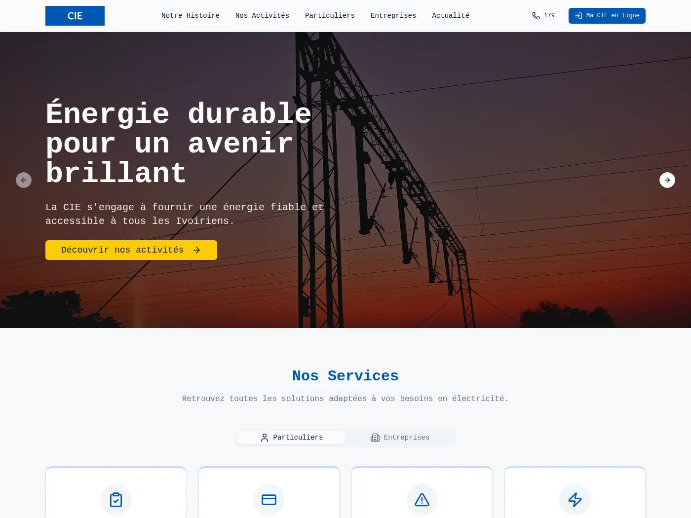 CIE Web Clone