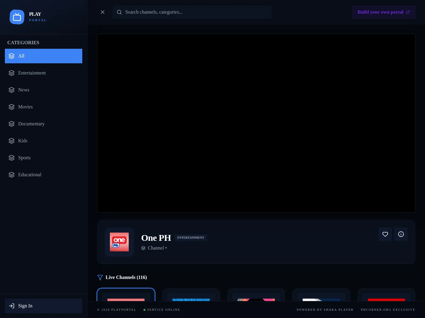 Cignal Play Web Portal