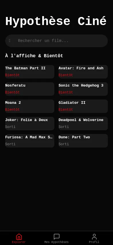 Hypothèse Ciné Mobile