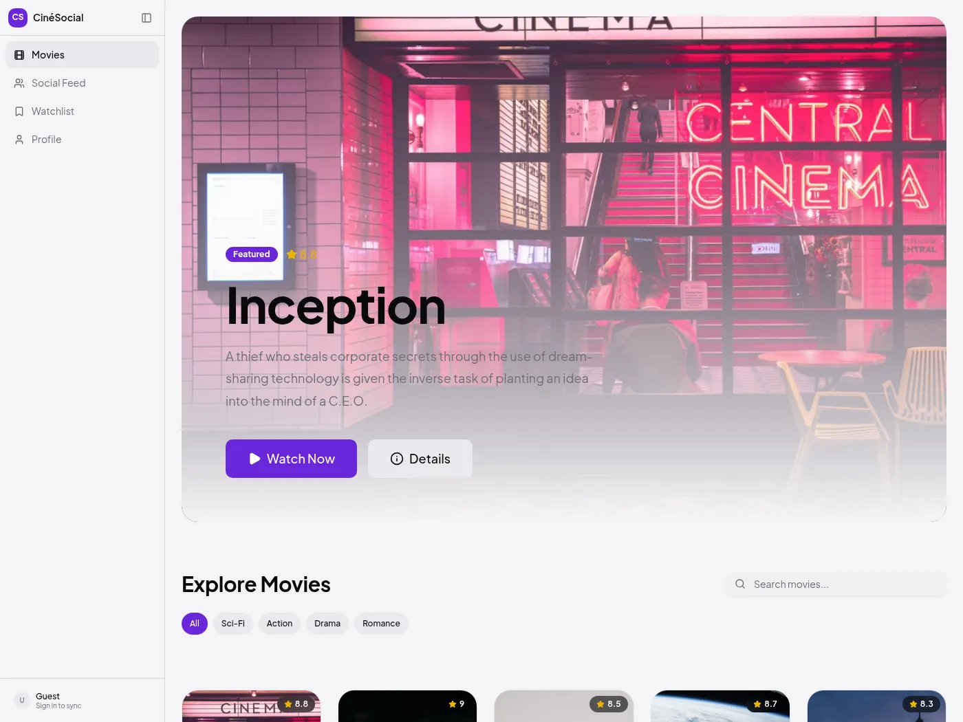 CinéSocial Stream
