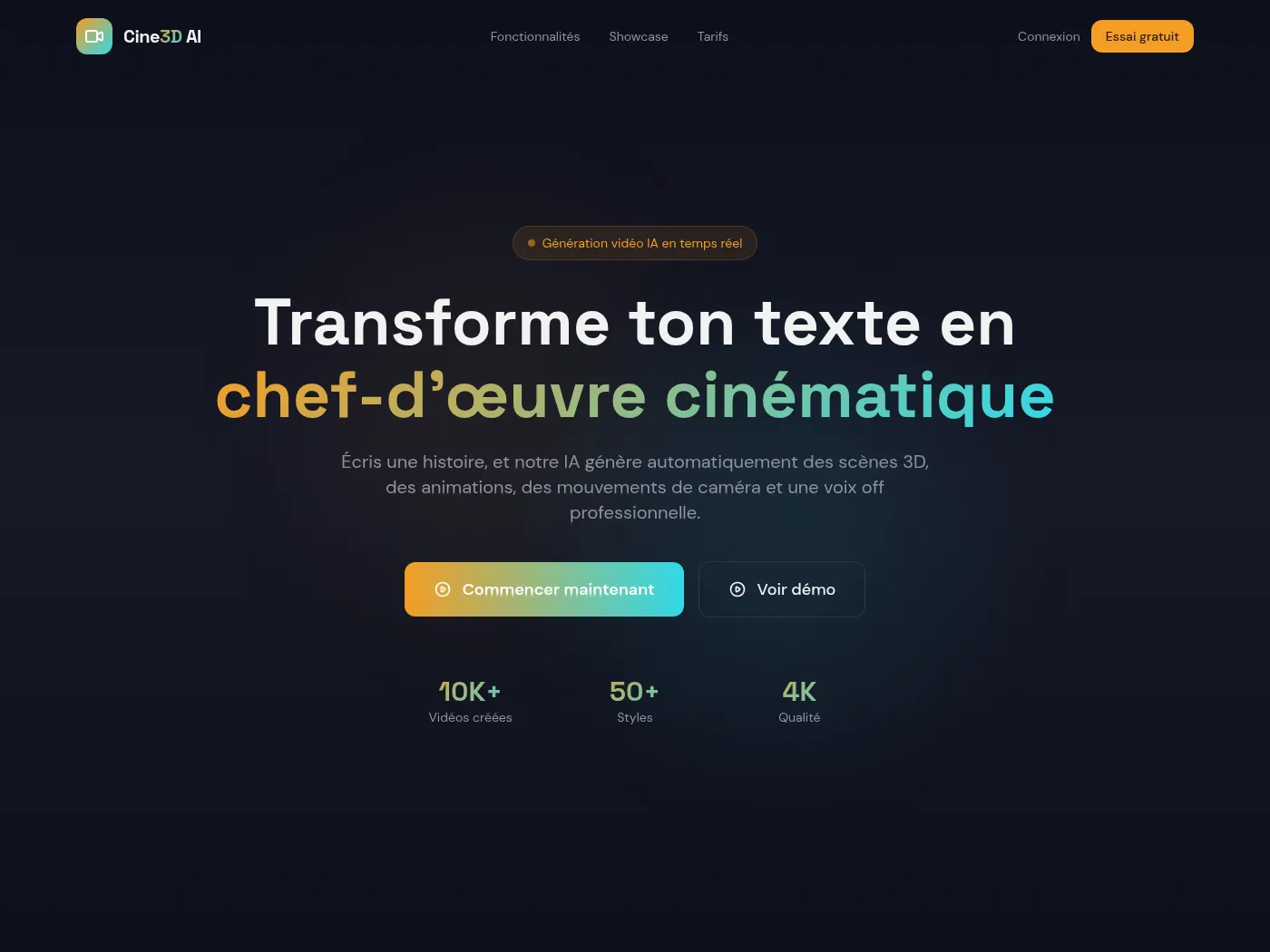 Cine3D AI Studio